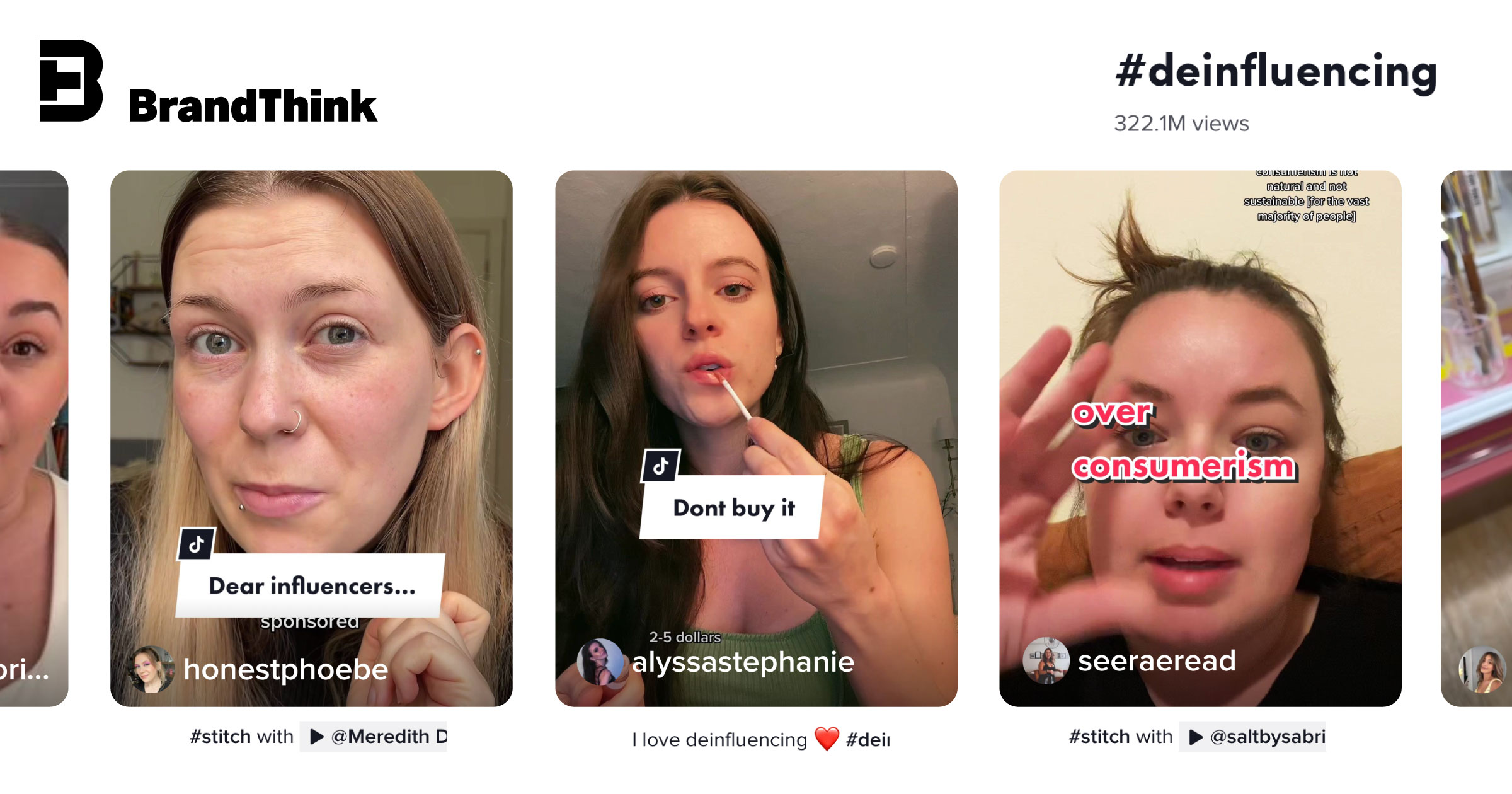 รู้จัก ‘Deinfluencer’ กลุ่มคนทำคอนเทนต์กระตุ้นให้คนไม่เป็นเหยื่อ Influencer | BrandThink